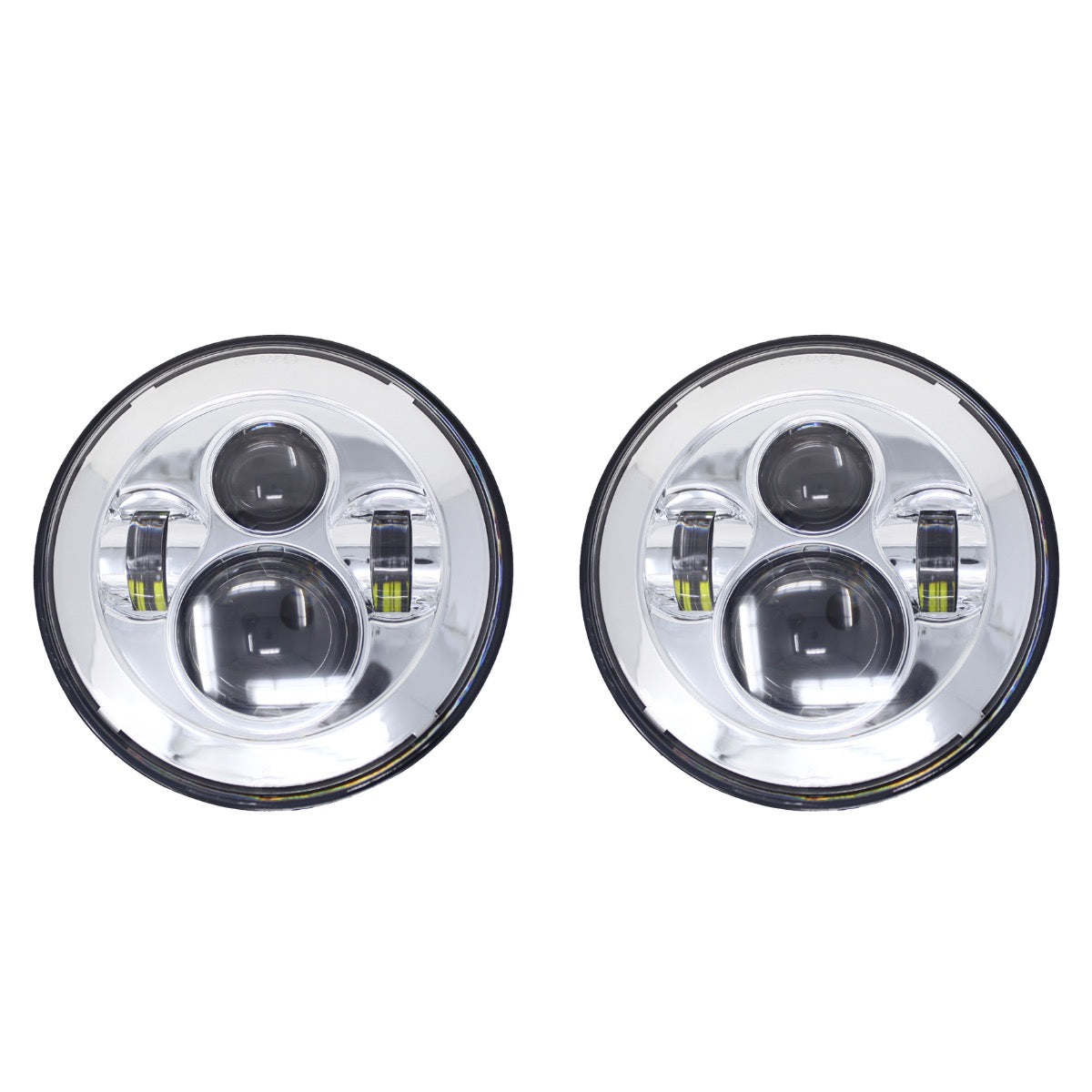 7" LED Chrome Headlight Set