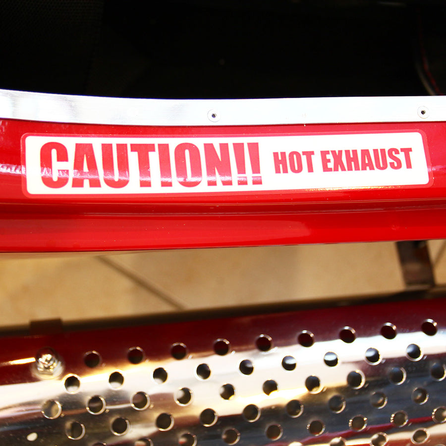 Hot Exhaust Decal